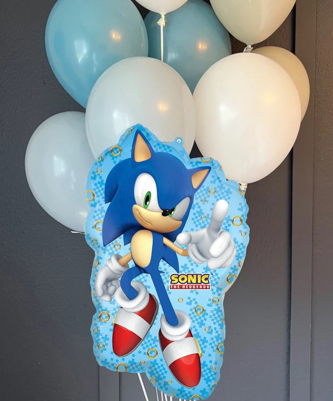 Sonic Balloon | Sonic Mylar Balloon Bouquet | Sonic the Hedgehog 2 Bir ...